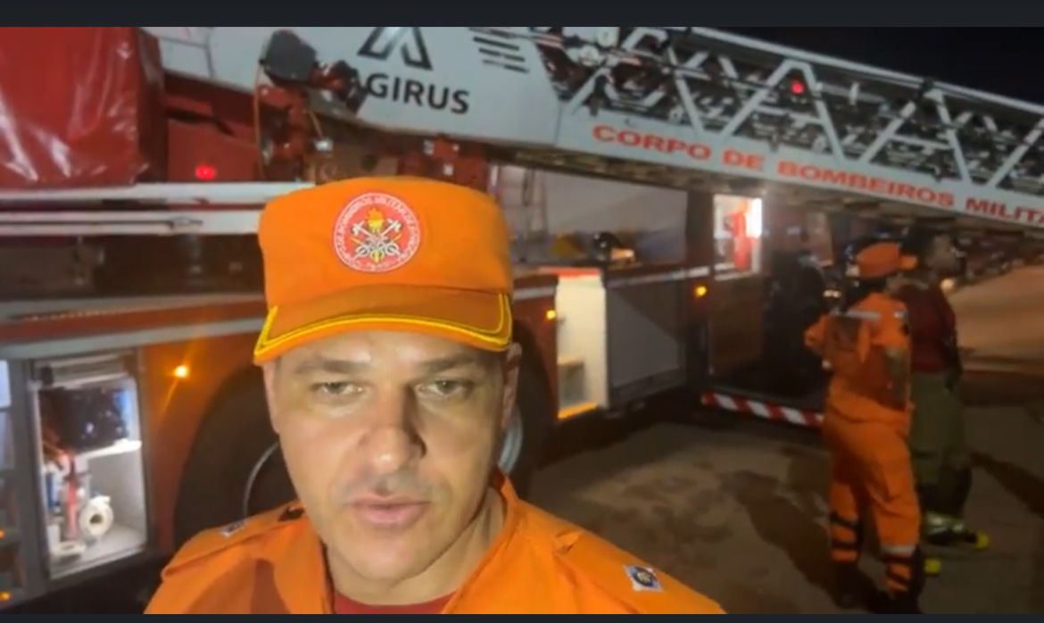 VÍDEO: Tenente do Corpo de Bombeiros fala sobre incêndio em prédio - Rondoniaovivo.com