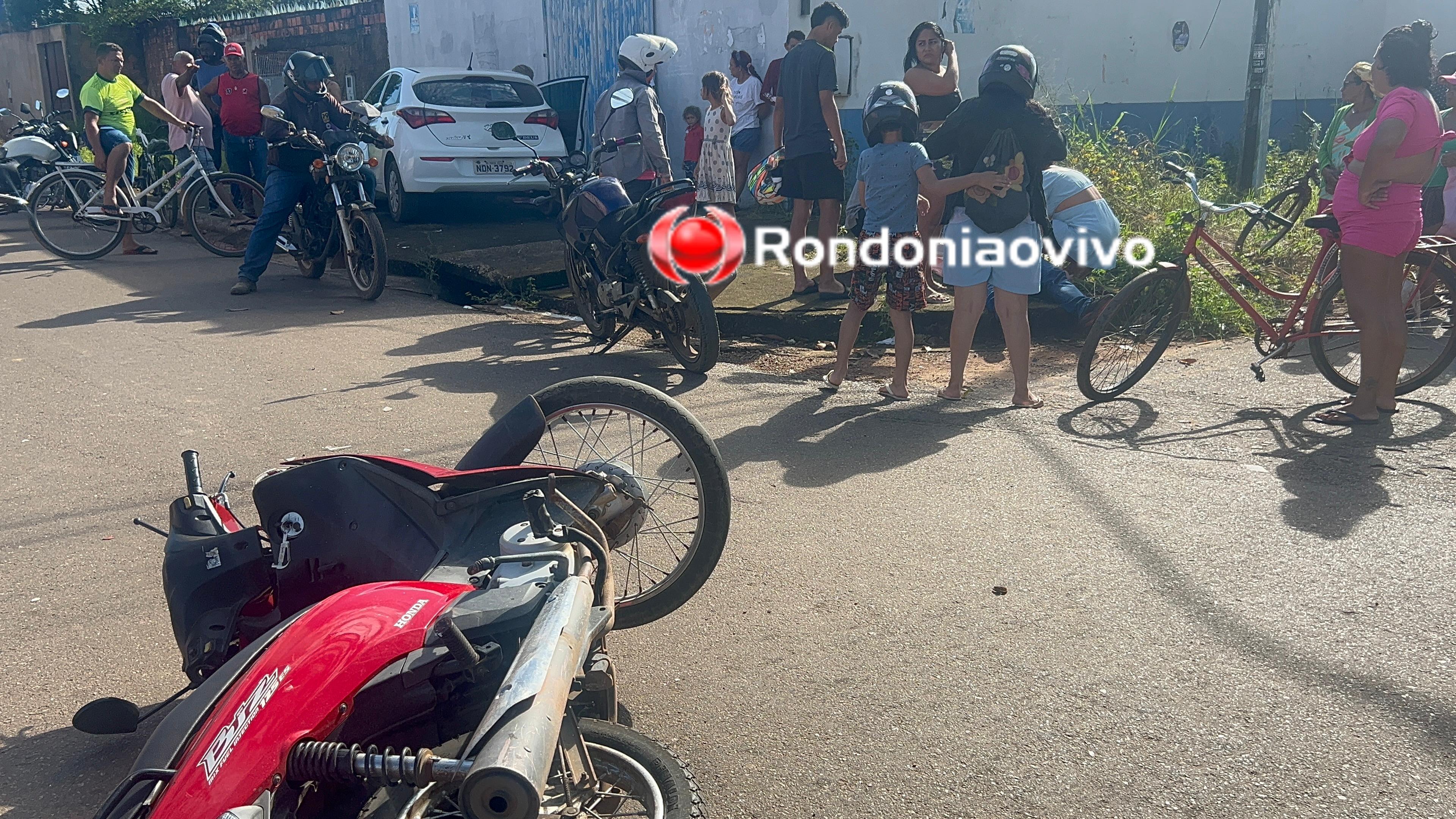 VÍDEO: Homem em moto Honda Biz fica gravemente ferido após HB20 avançar ...