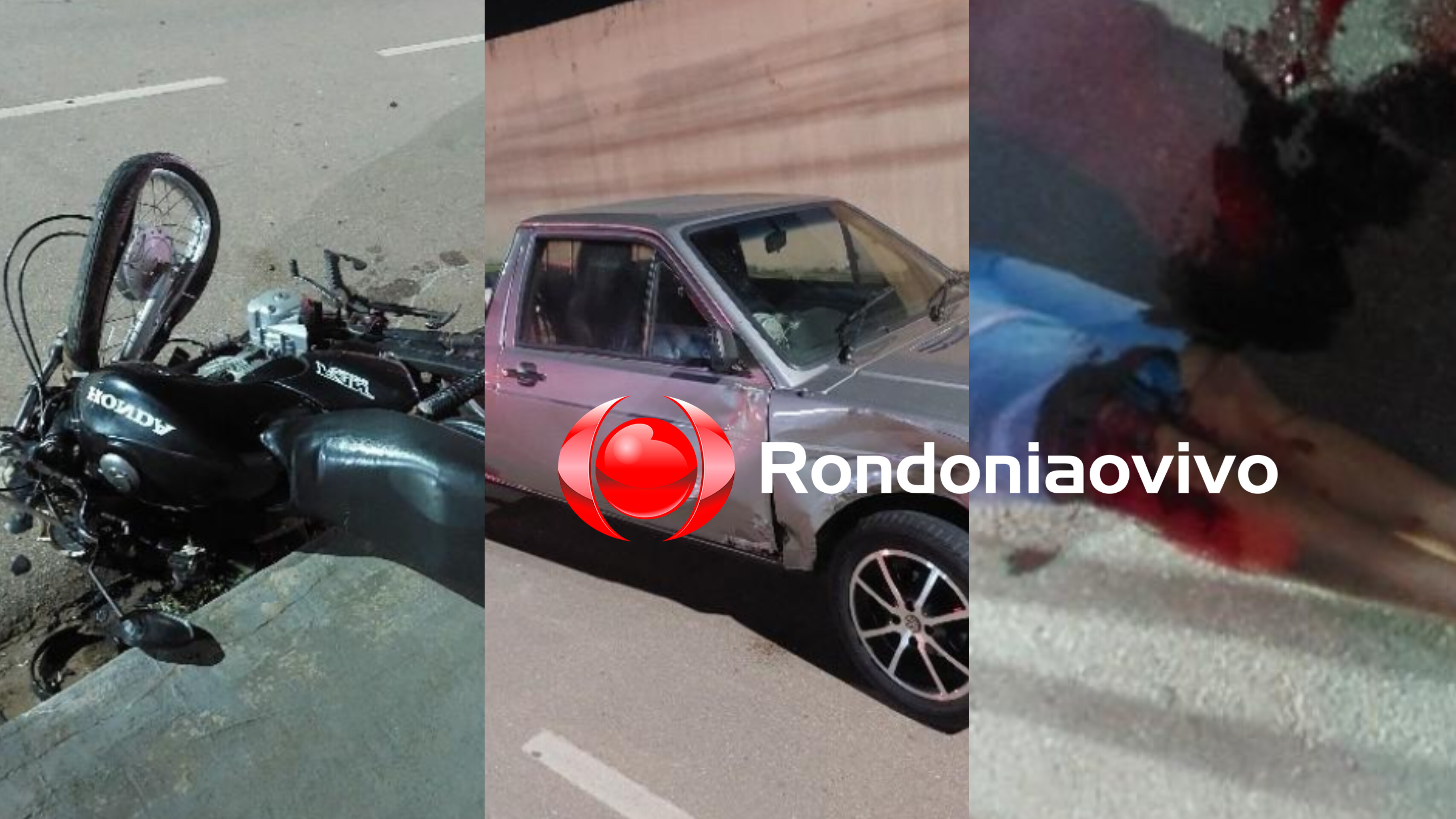 EXPOSTA: Condutor de Honda Fan sofre grave fratura após motorista ...