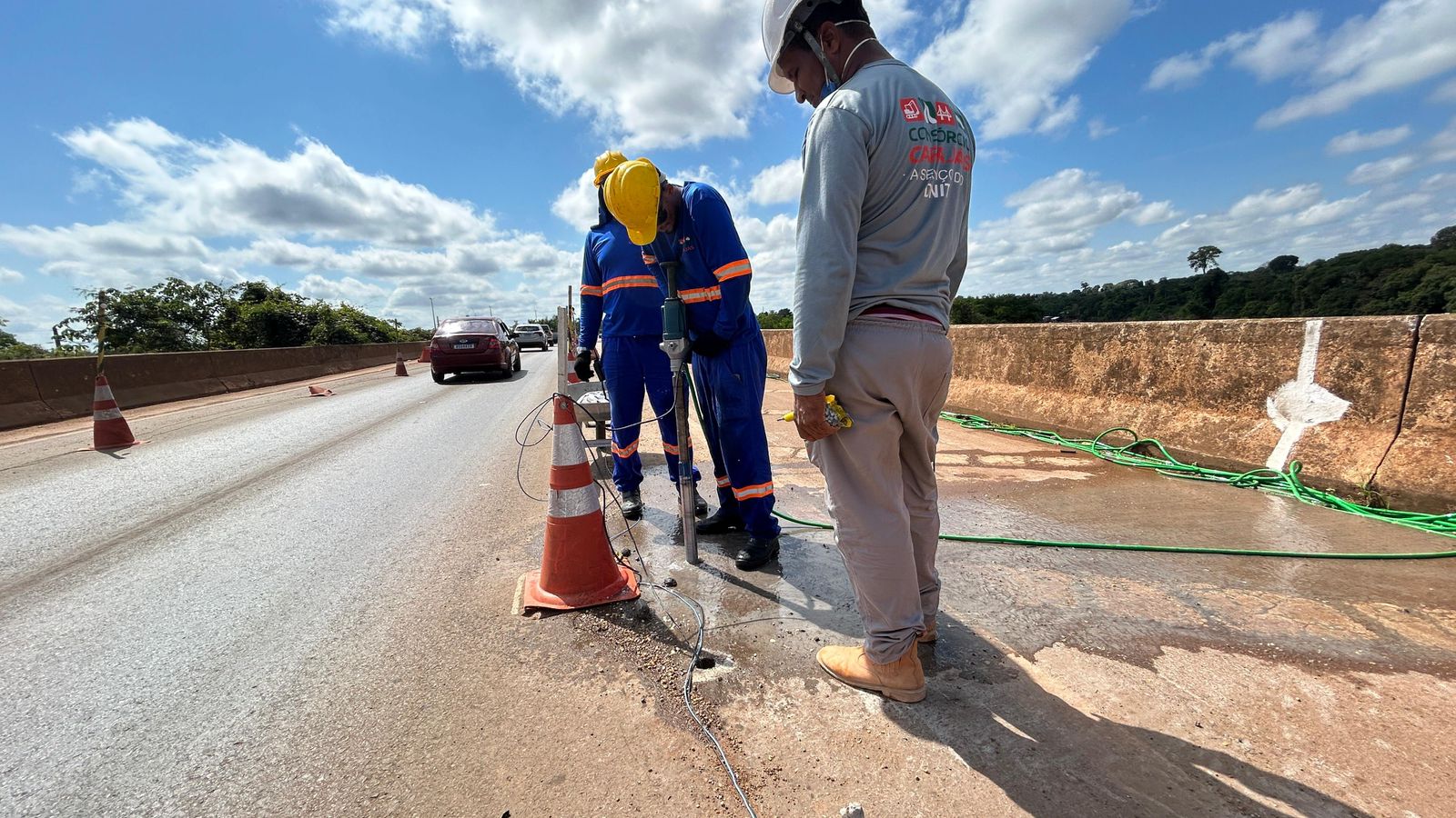 NO CRONOGRAMA: Obra de reestruturação das pontes do rio Candeias está ...