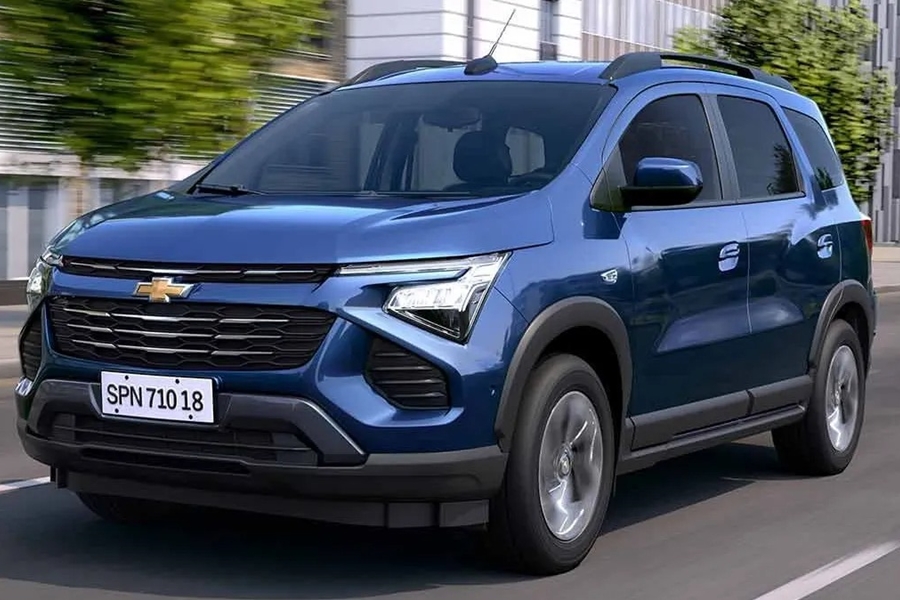 MINIVAN: Chevrolet revela visual e mudanças da nova Spin 2025 ...